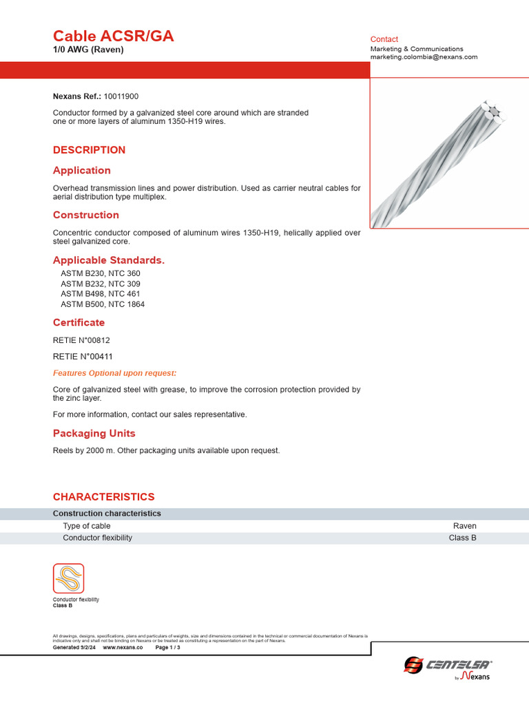 Ascr 1 - 0 Awg | PDF | Materials Science | Manufactured Goods