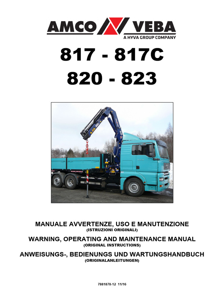 Manual 819 Amco Veba | PDF