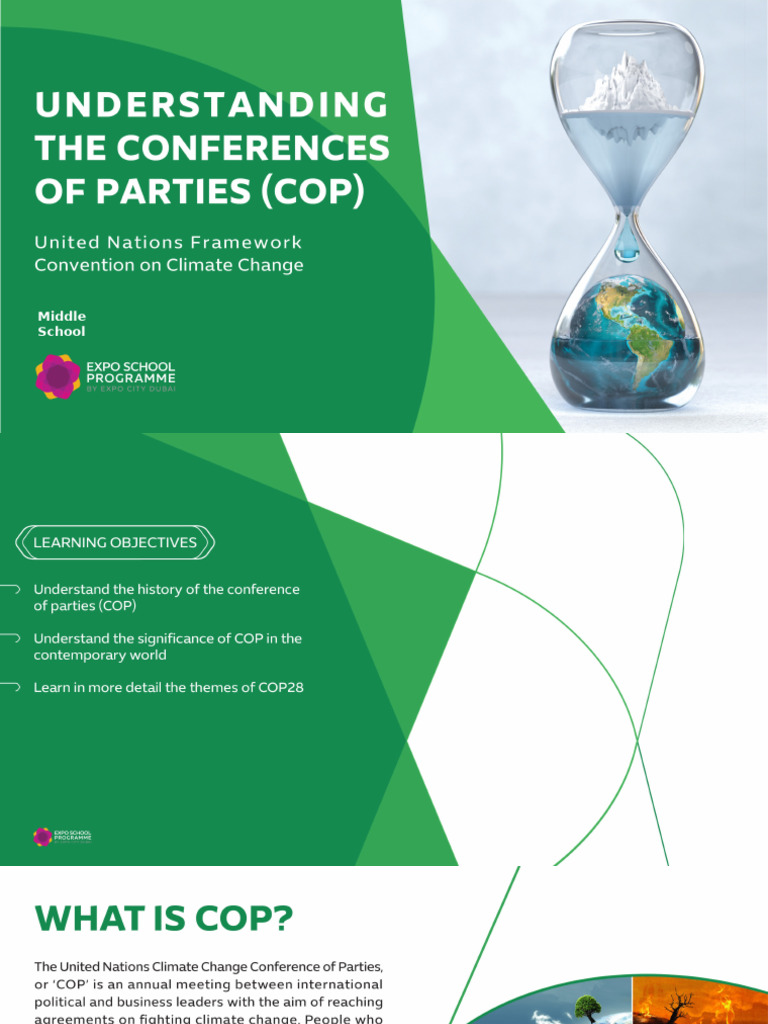 Understanding The Conference of Parties (COP) - Middle School | PDF
