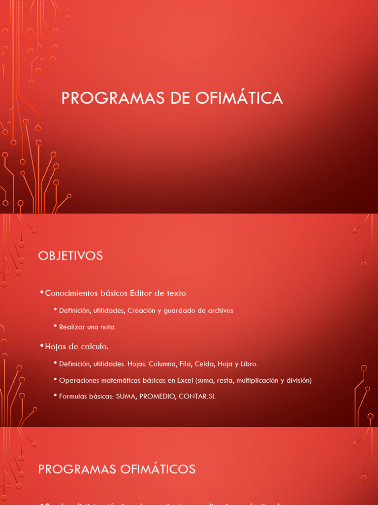 01 08 23 Medios Virtuales - Bloque II Programas Ofimatica | PDF