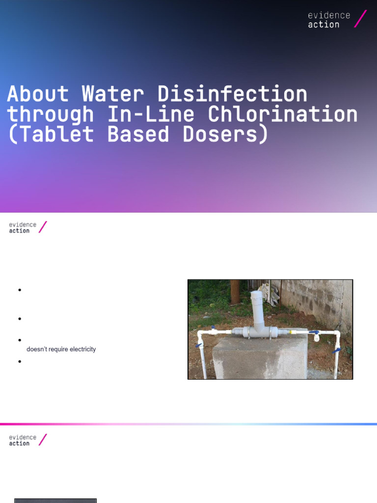 In-Line Chlorination with Tablet Dosers | PDF | Valve | Hydraulic ...