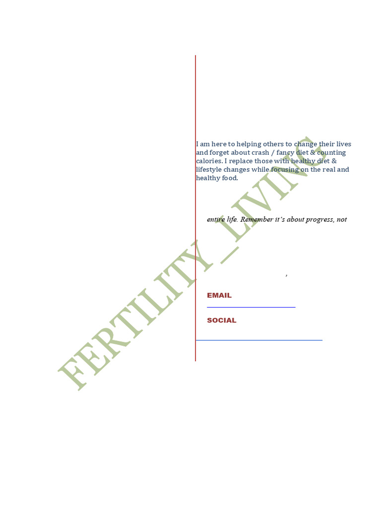 Fertility Chart For Both Men &women: Neha Tomar | PDF