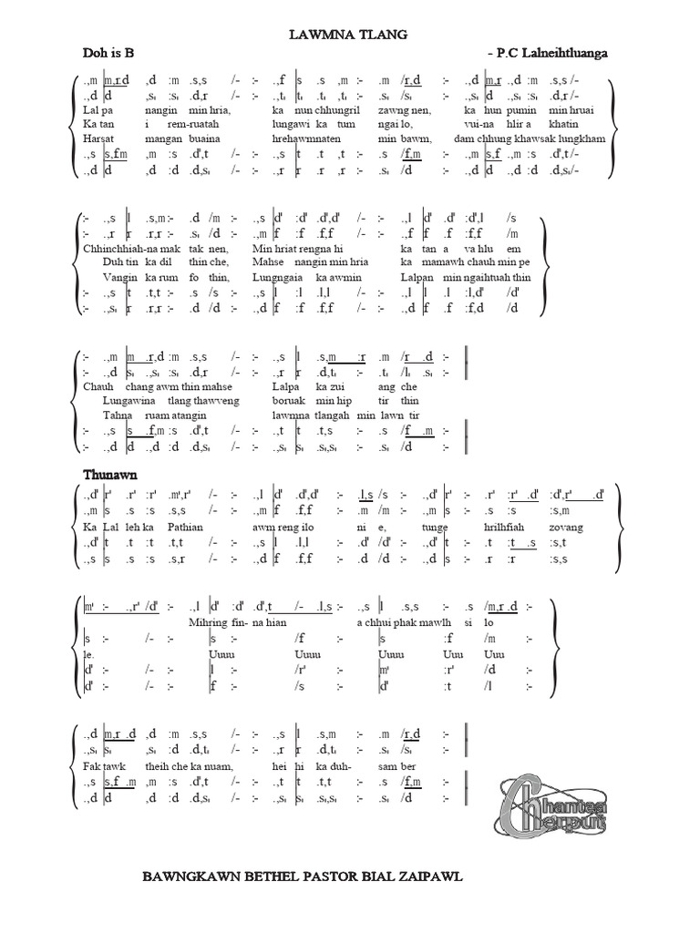 Lawmna Tlang | PDF