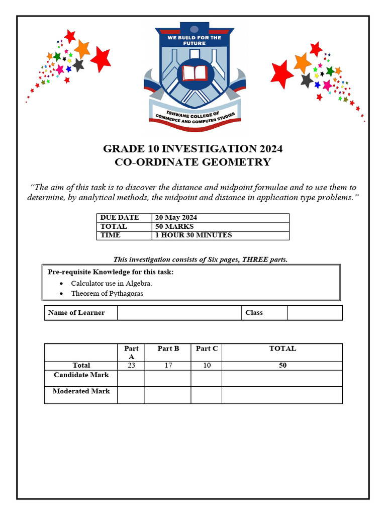 Ready Finalgr - 10 - Analytical - Geometry - Investigation - 2024 ...