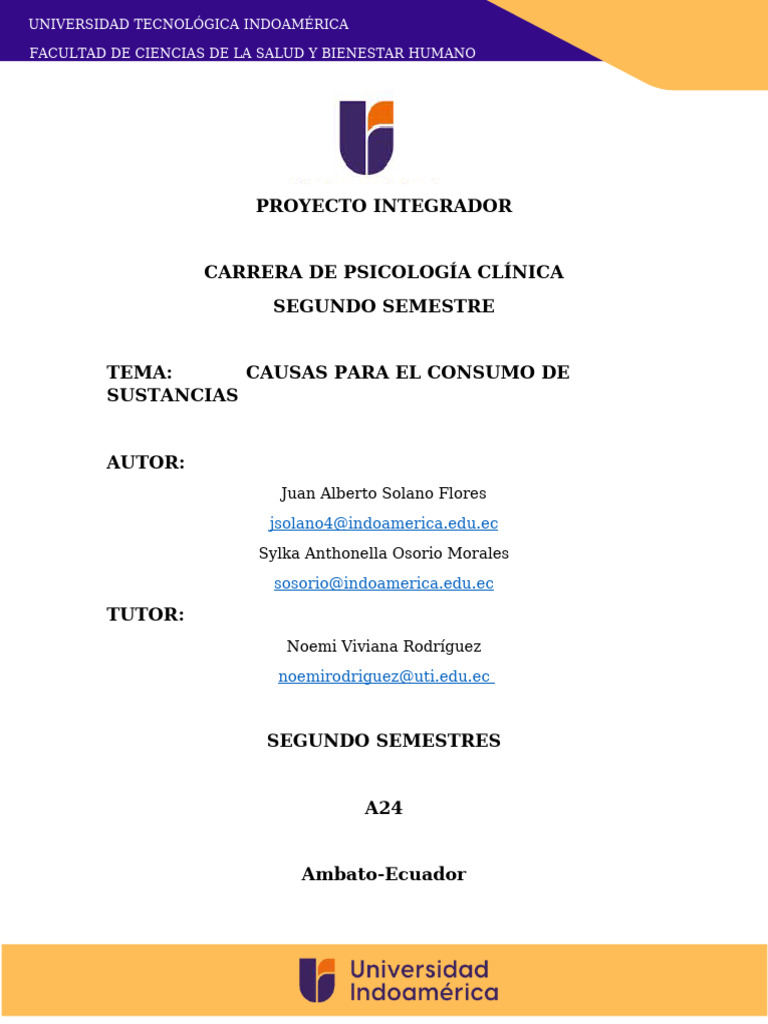 Formato Proyecto Integrador Ensayo Argumentativo (Segundo Semestre) | PDF