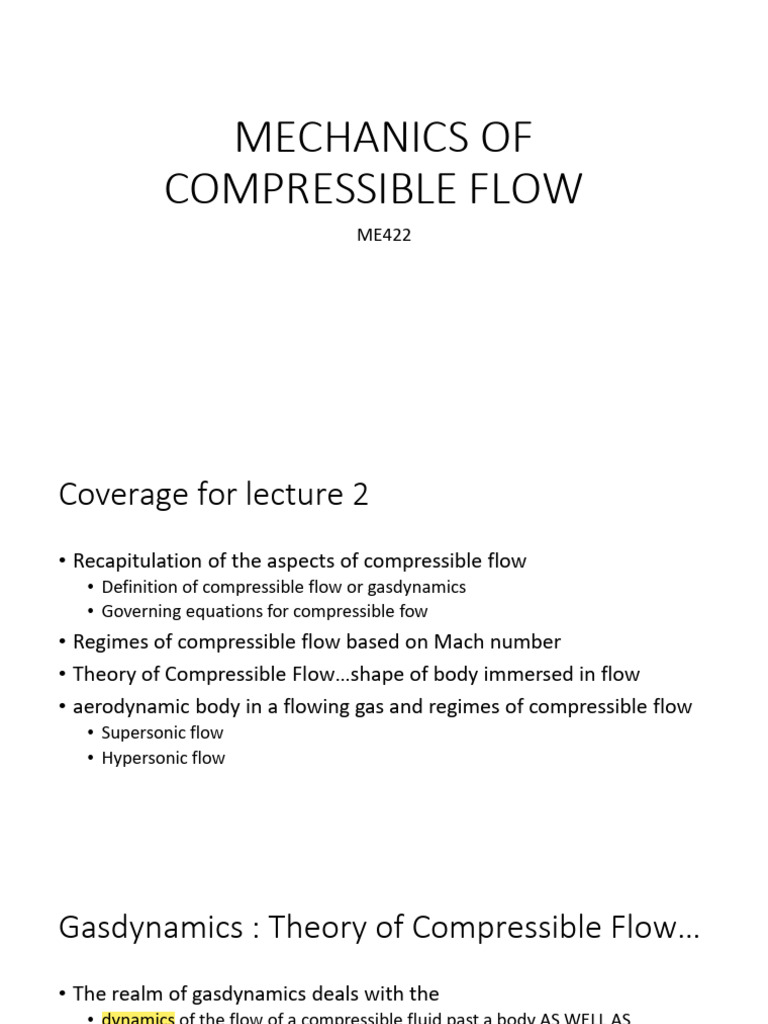 Comp Flow Regimes | PDF