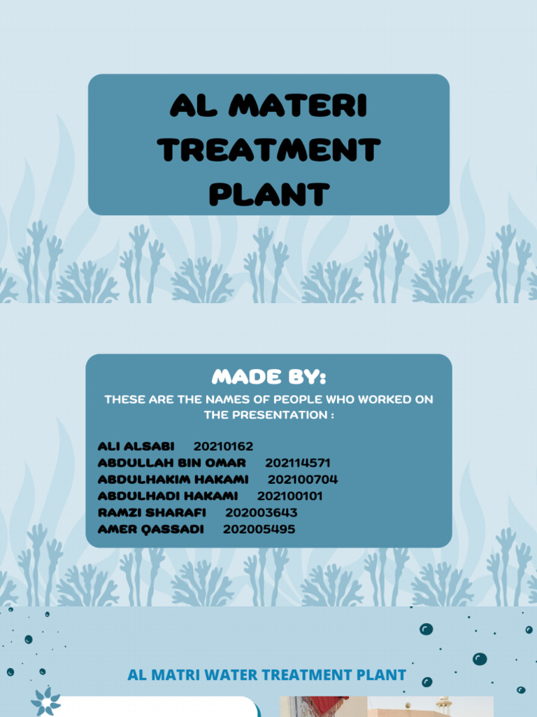 Al Materi Treatment Plant | PDF