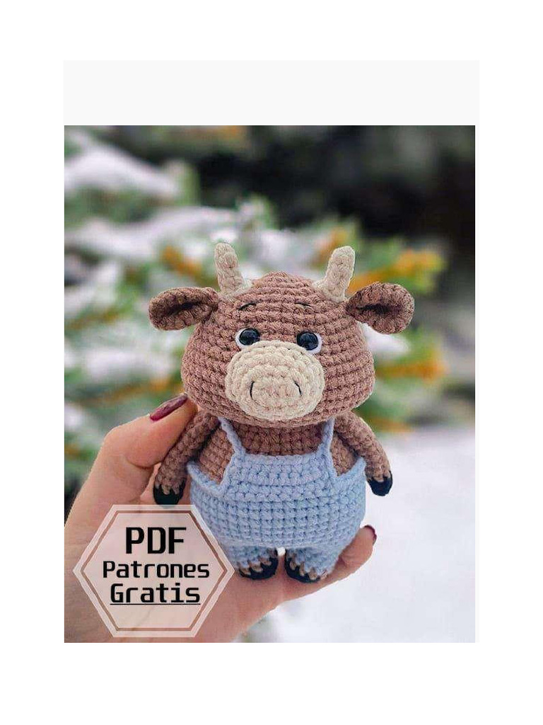 PDF Lindo Toro Amigurumi | PDF