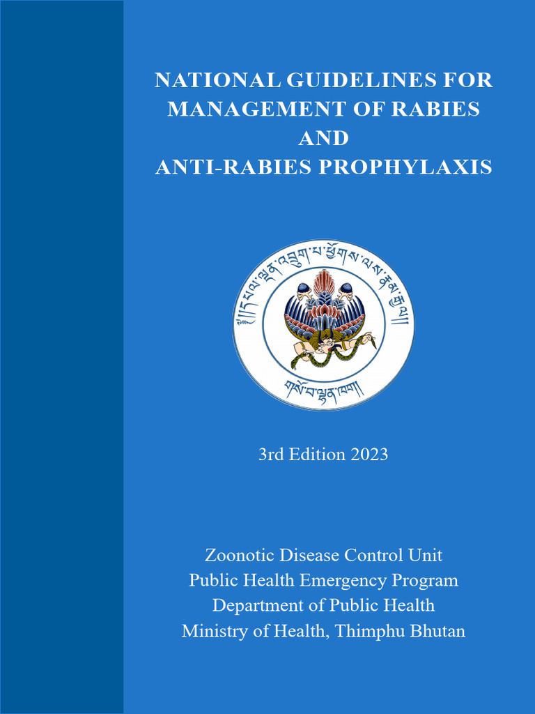 National Guideline For The Management of Rabies and Anti Rabies ...