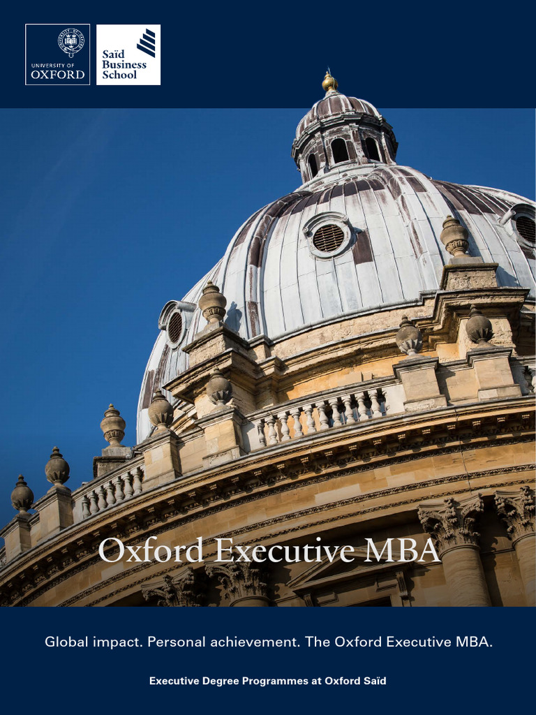 Executive Mba Brochure | PDF