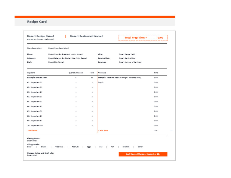 Toast-Recipe-Card-Template | PDF