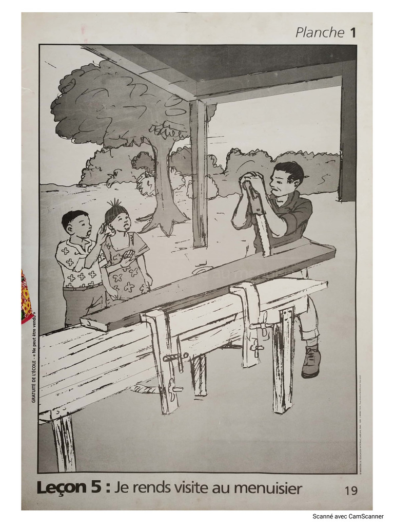 Planche 5 CP 2 Thème Chez Le Menuisier | PDF