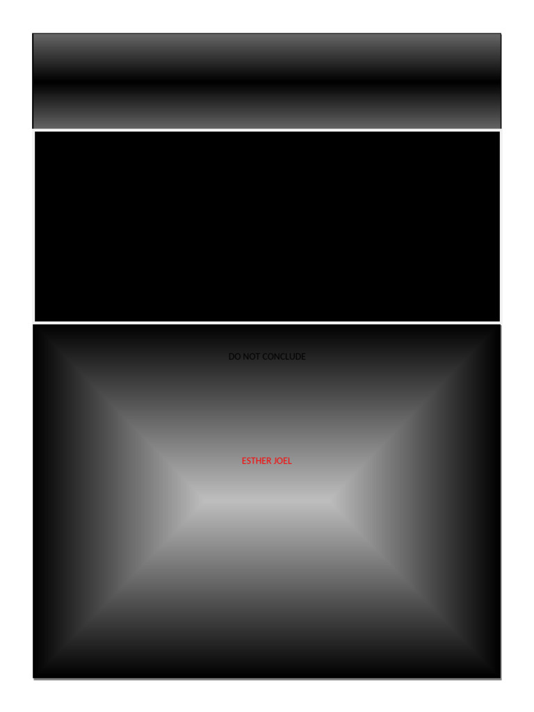 Do Not Conclude | PDF