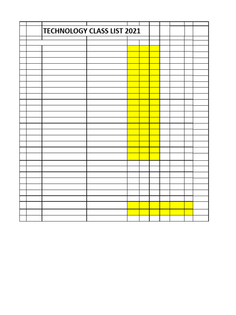 Grade 9a List Technology Term 2 | PDF