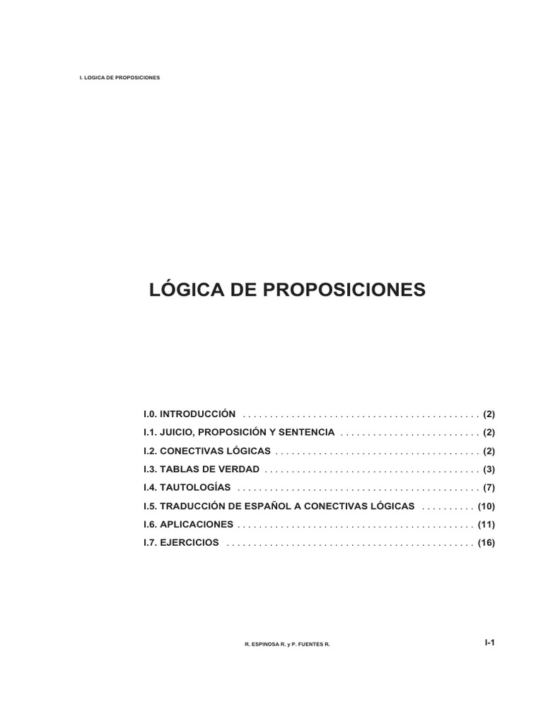 4 Logica - Proposiciones | PDF