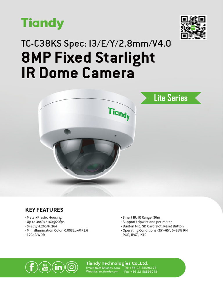 TC-C38KS Spec-I3-E-Y-2.8mm-V4.0 | PDF