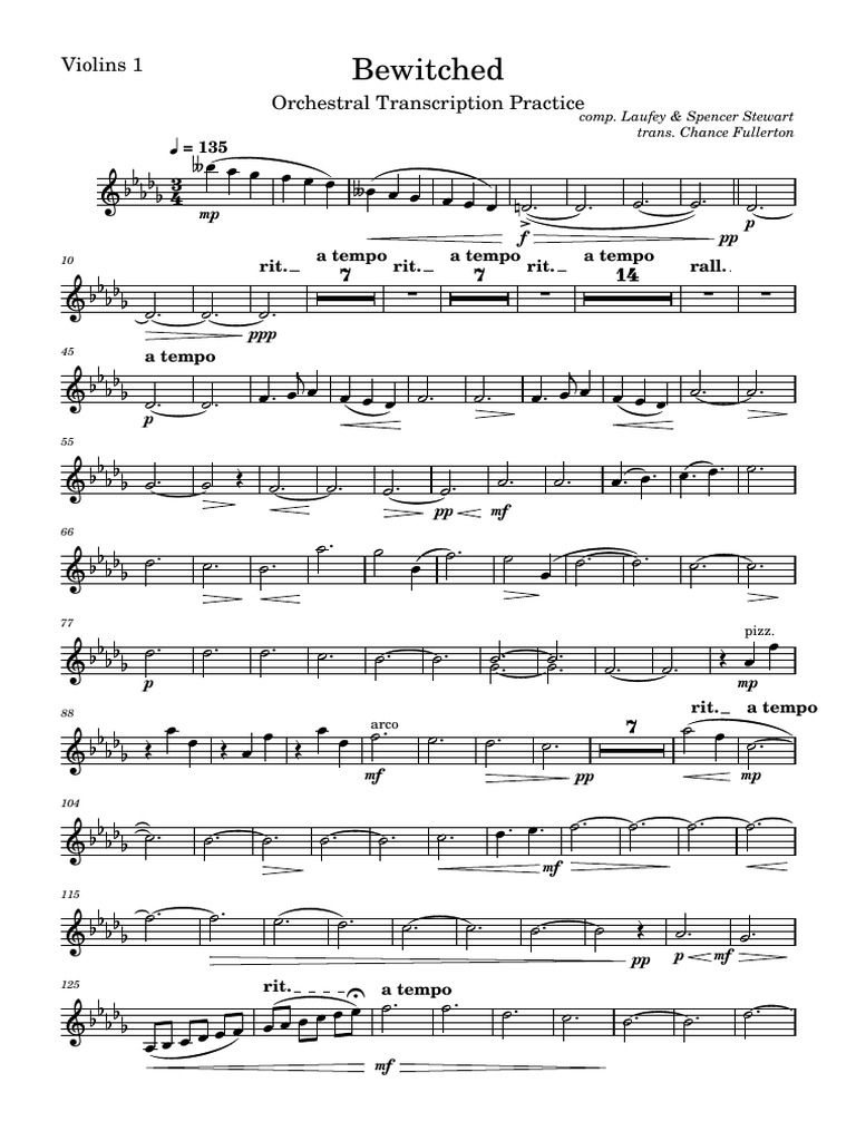 Violin 1 | PDF