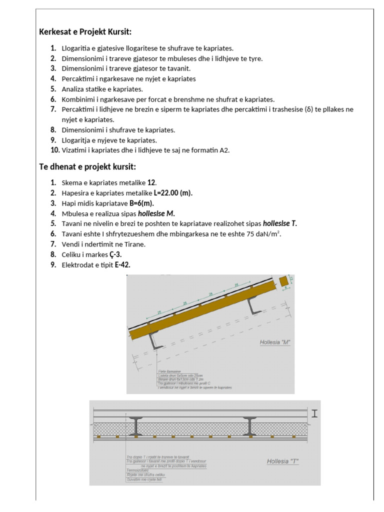 Projekt - Kursi - Metalike - Skema 12 | PDF