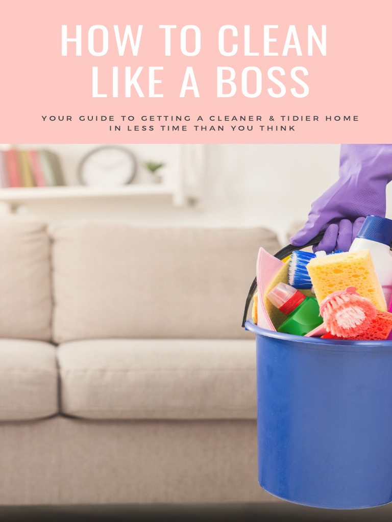 How To Clean Like A Boss Ebook | PDF