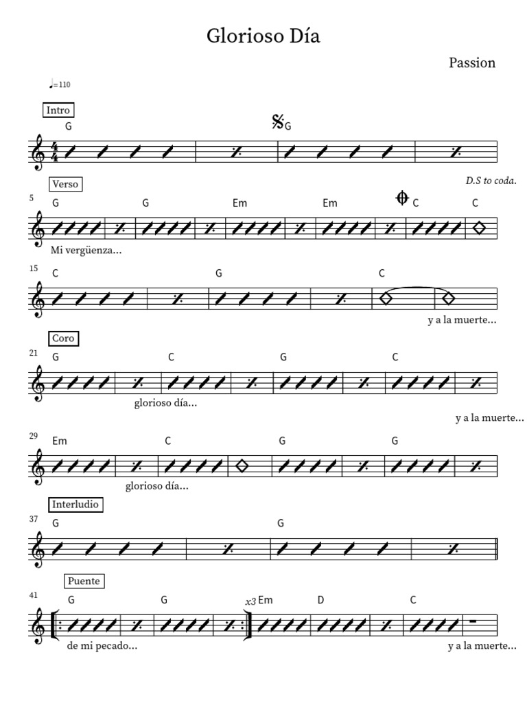 Glorioso Día | PDF