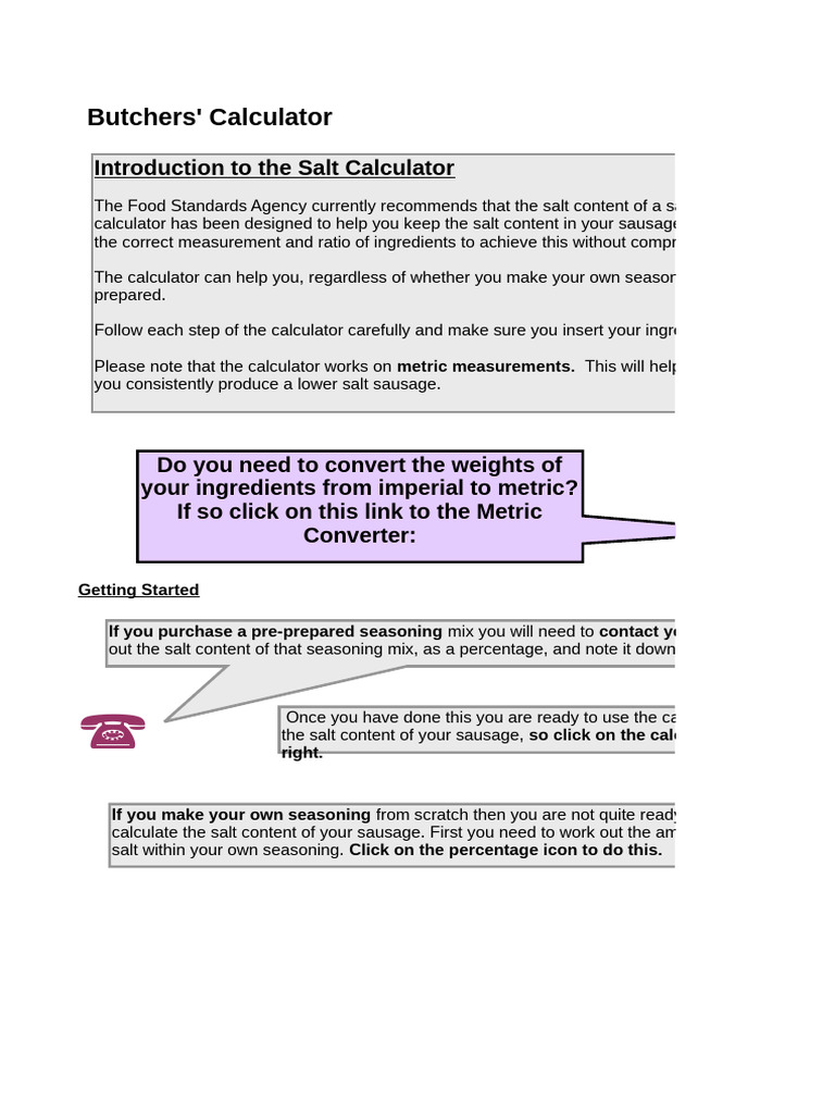 4.butchers Calculator | PDF