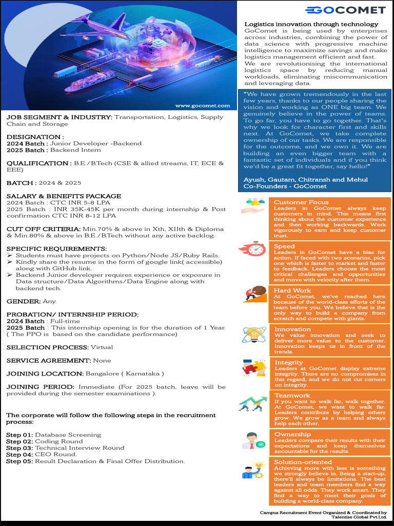 GoComet India Poster | PDF