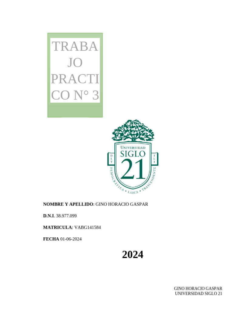 Tpn°3 Derecho Constitucional | PDF