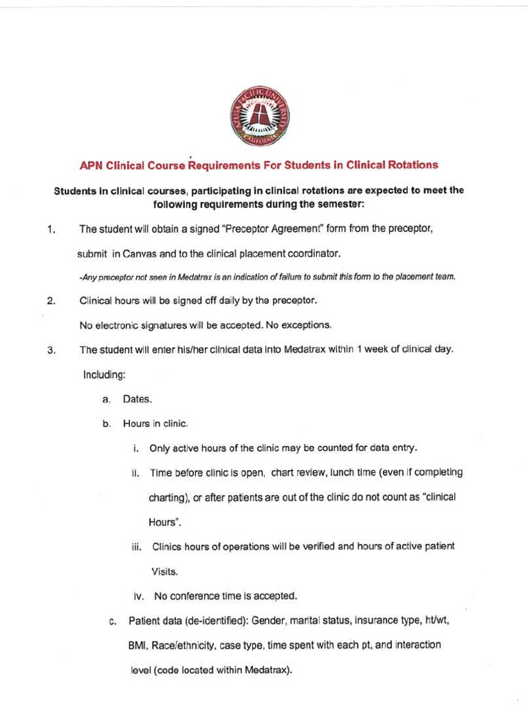 Clinical Paperwork | PDF