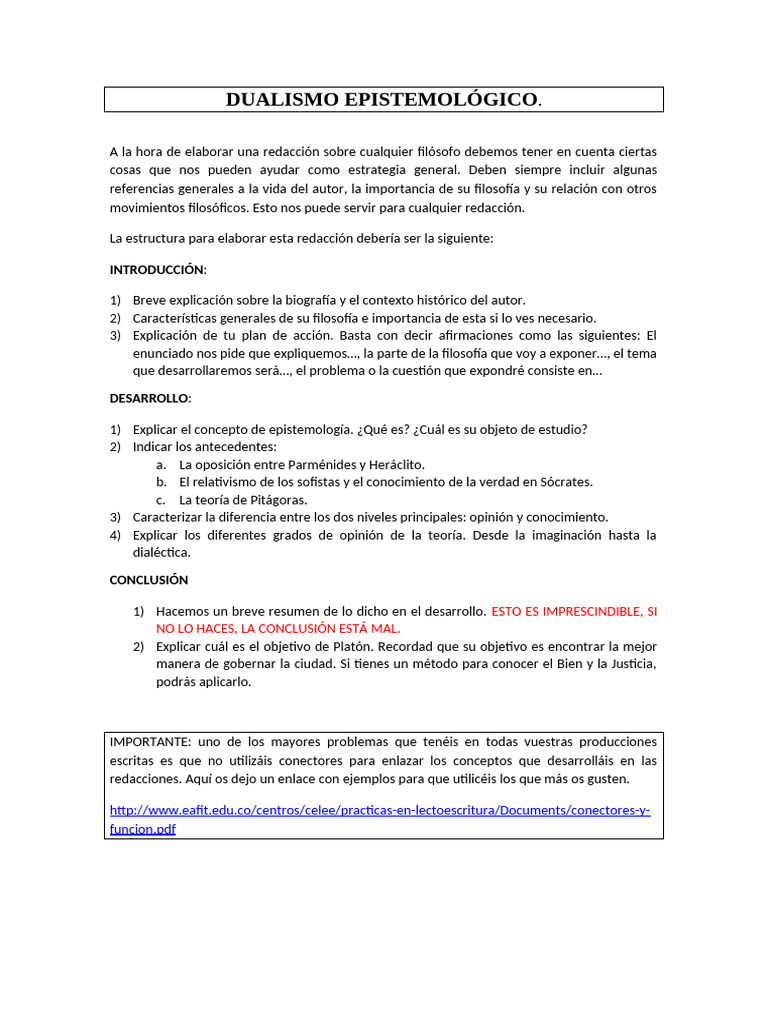 01 Dualismo Epistemológico | PDF