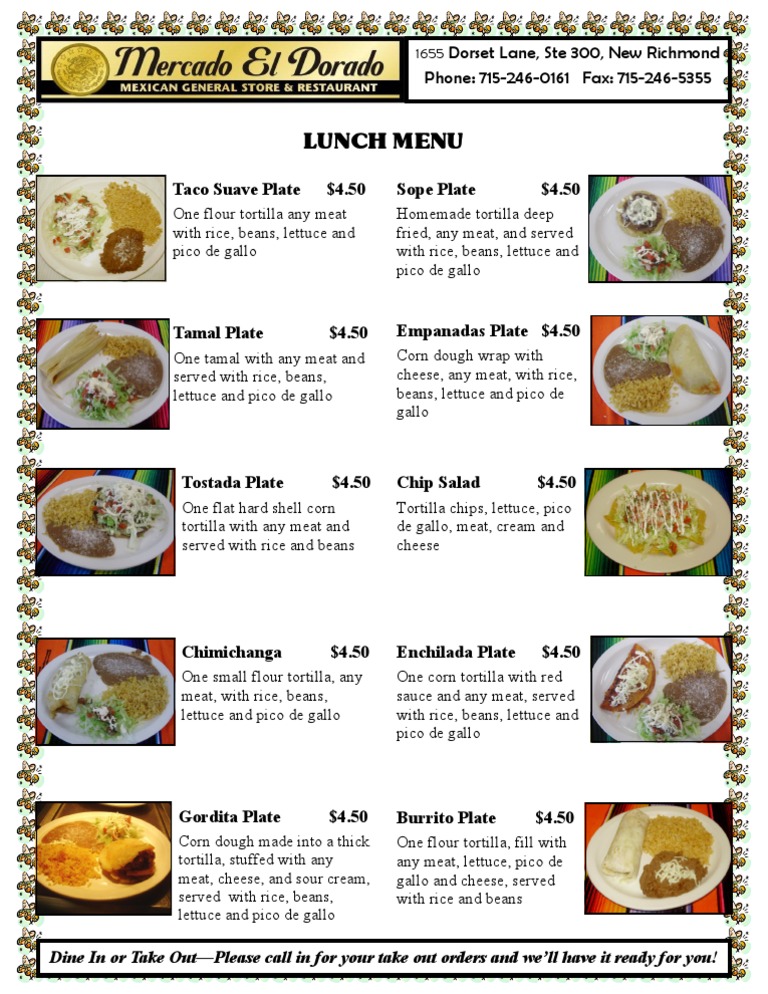 Lunch Menu | PDF