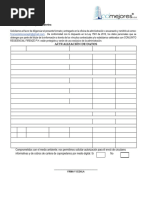 Formato Hoja Viajera | PDF