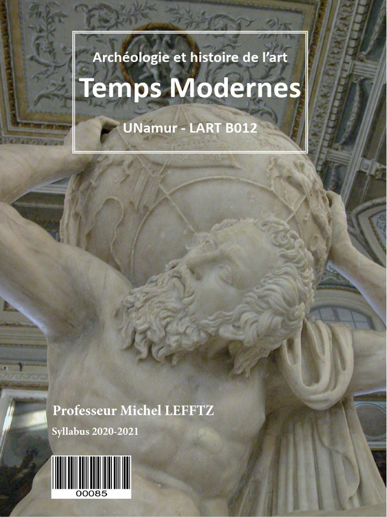 Syllabus Art Temps Modernes | PDF