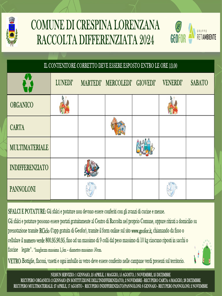 Crespina Lorenzana Calendario Pap 2024 Approvato | PDF