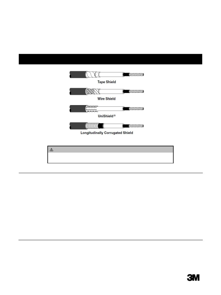 3M™ Cold Shrink QS-III Inline Splice Kits 35 KV: 5535A and 5536A | PDF