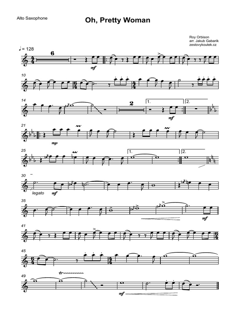 Pretty Woman - Sax-Alto Saxophone | PDF