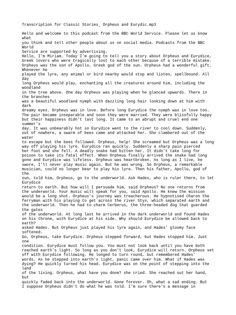 Transcription | PDF