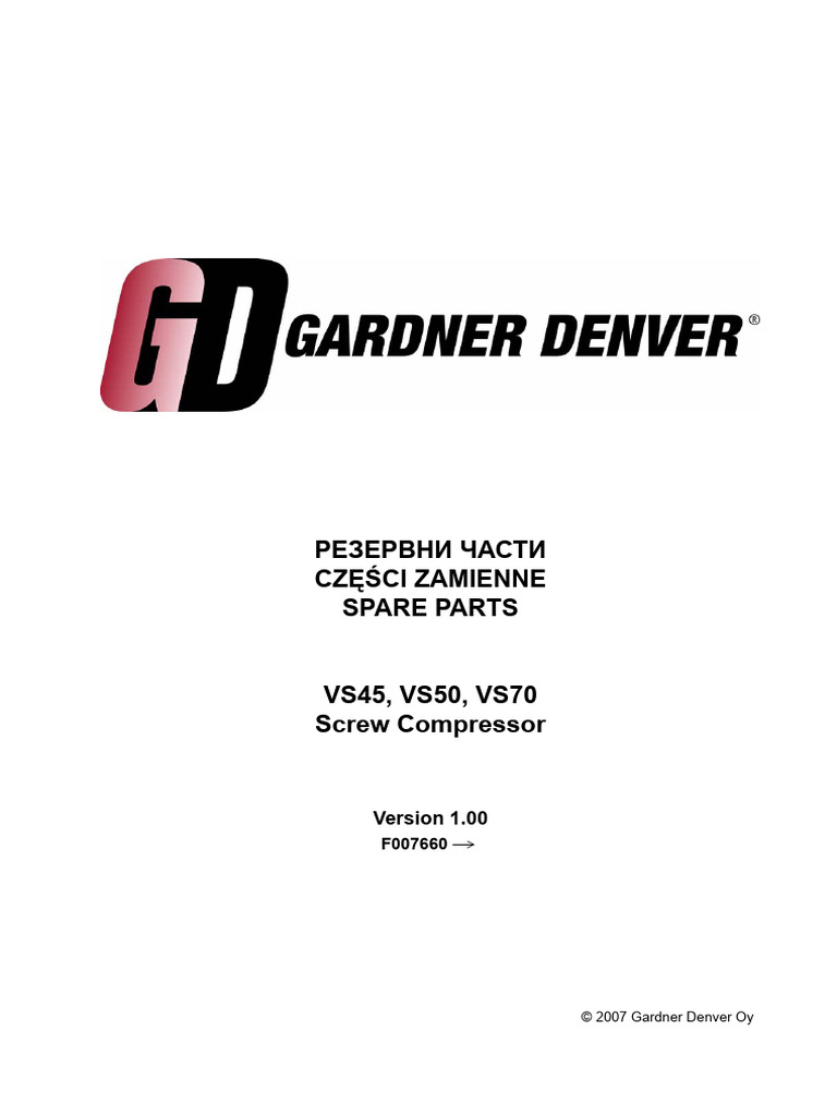 Despiece GD VS70 | PDF