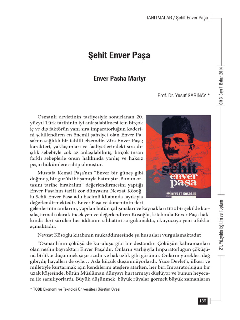 Ehit Enver Pa - A (#69824) - 59556 | PDF | Turkey | History
