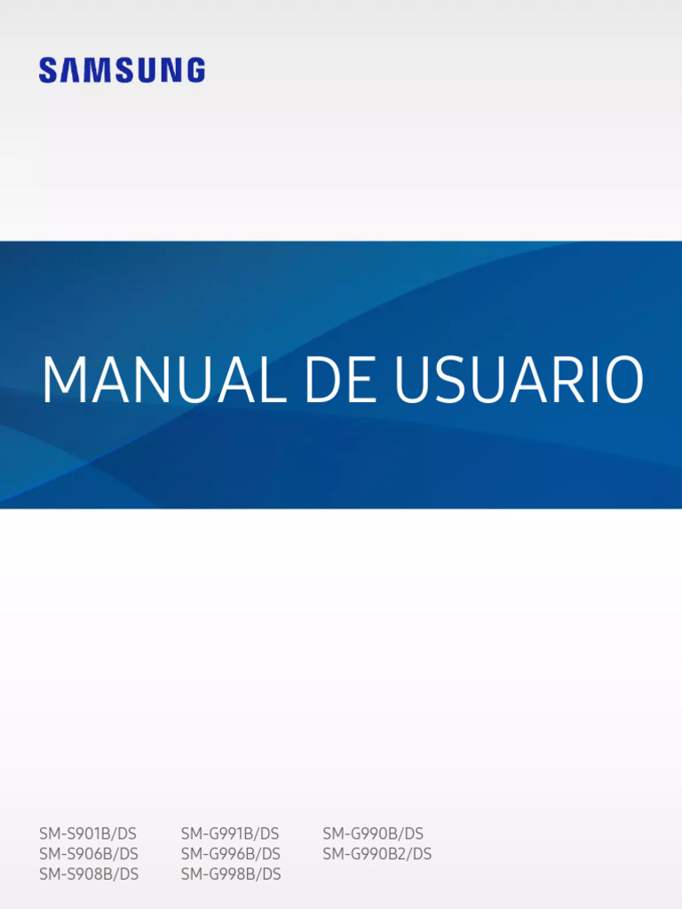 Manual Samsung Galaxy S22 5G (Español - 212 Páginas) | PDF