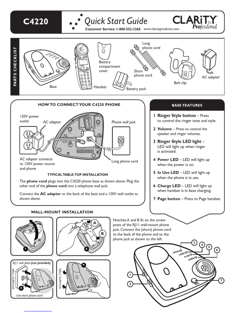 C4220 Quick Start Guide | PDF