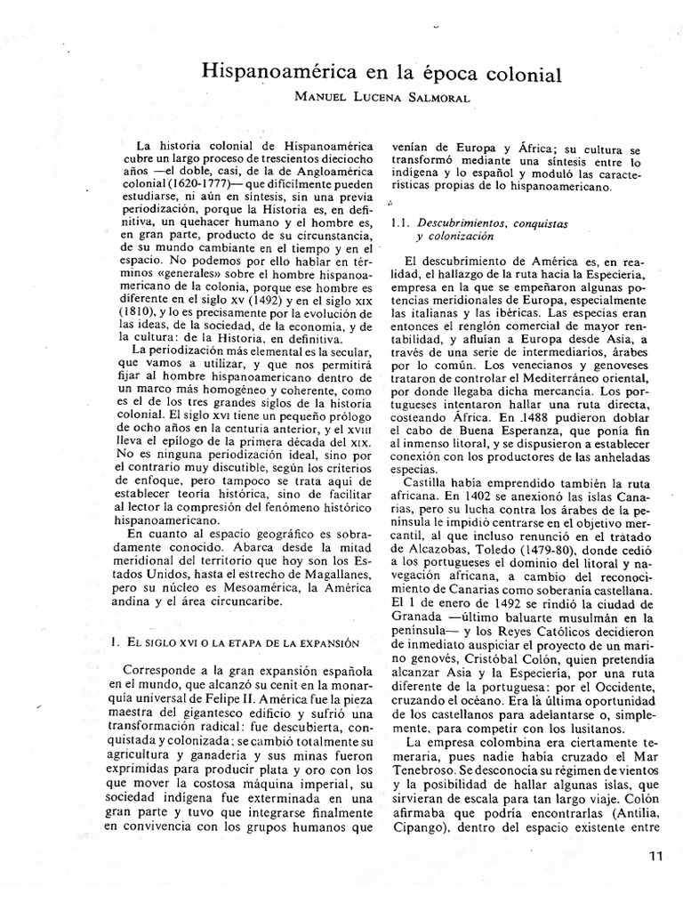 Hispanoamerica_en_la_epoca_colonial | PDF