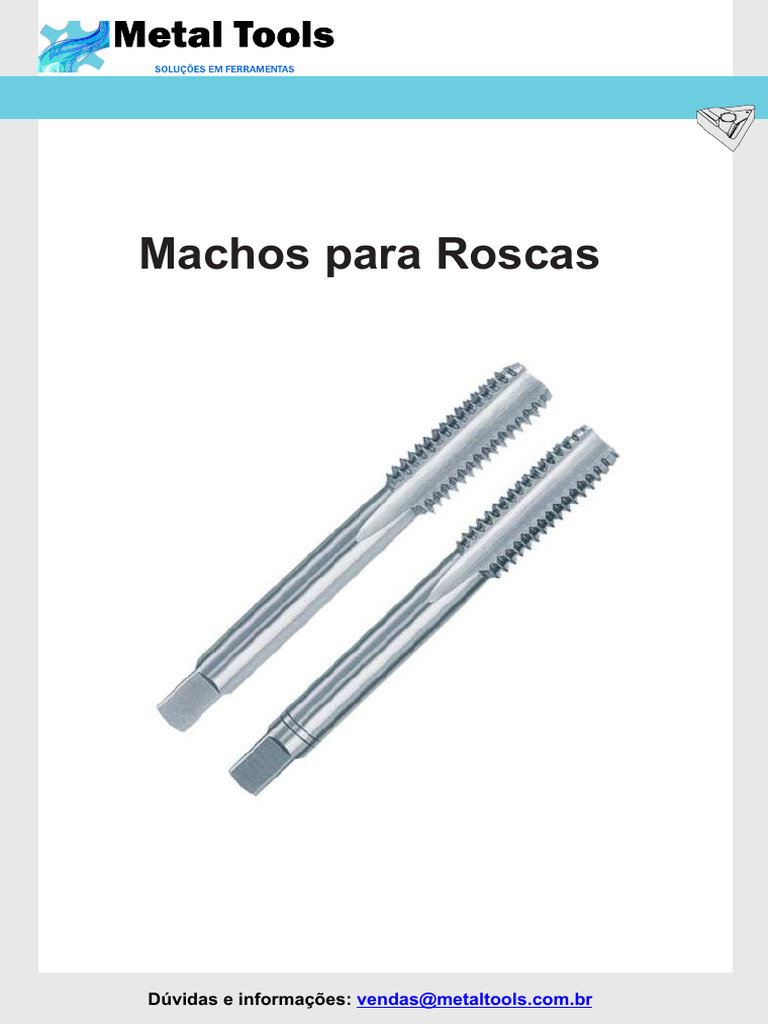 Machos Para Roscas Catalogo Mt | PDF