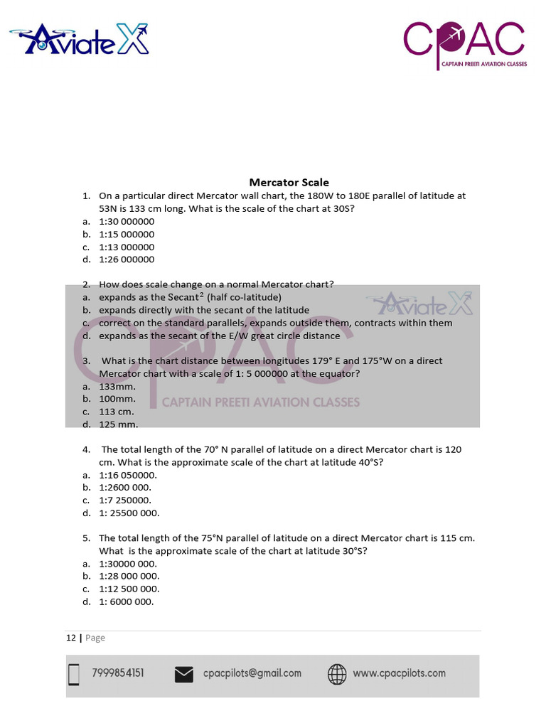 Mercator Scale Cpac | PDF