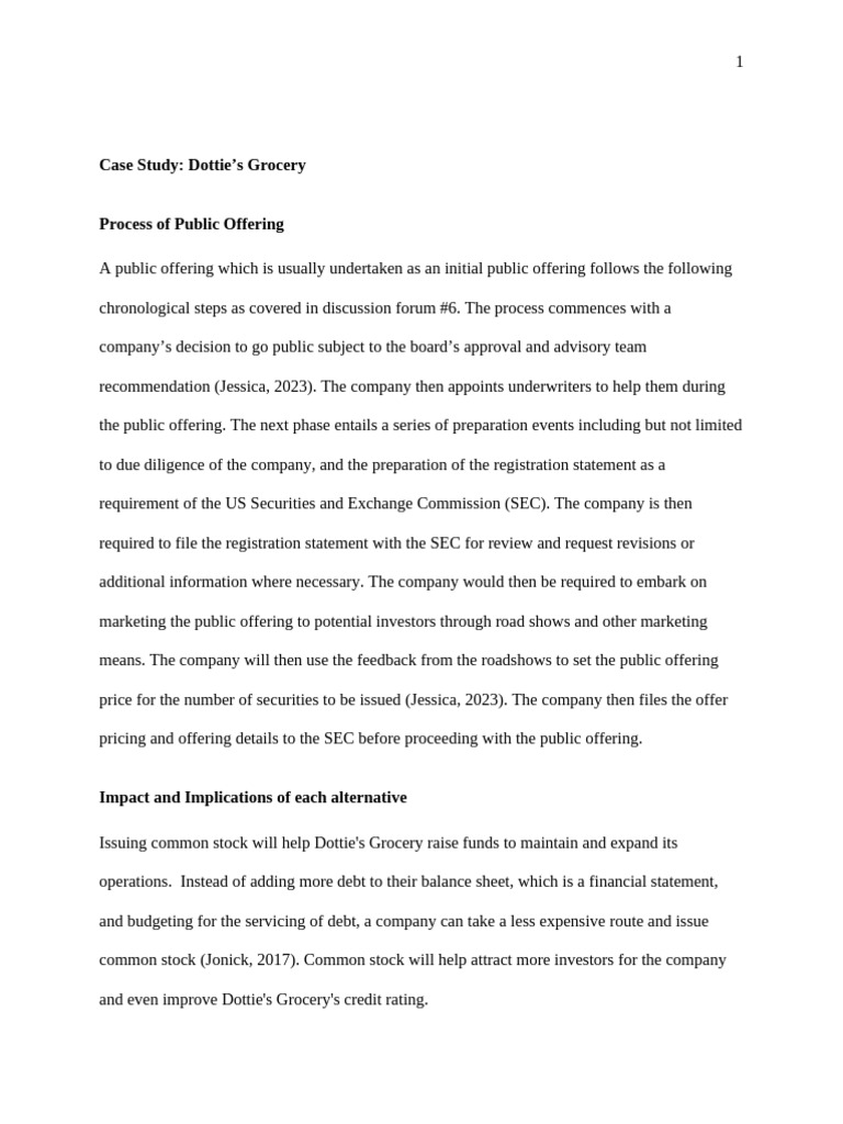 FM Written Assignment#6 | PDF