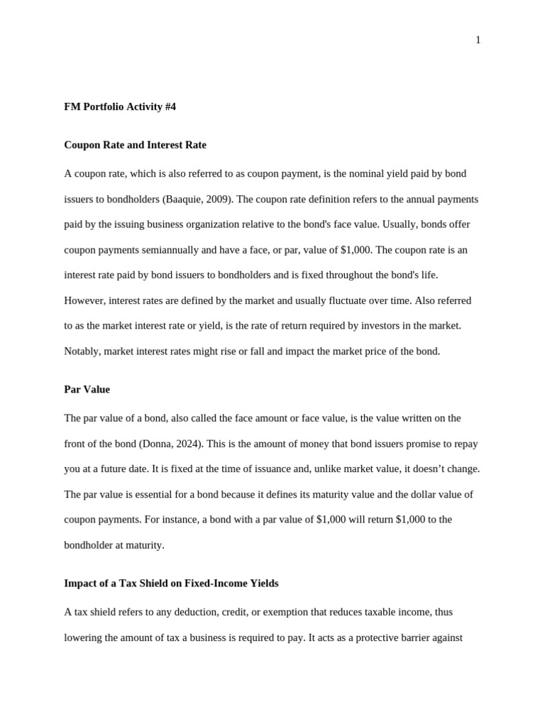 FM Portfolio Activity #4 | PDF