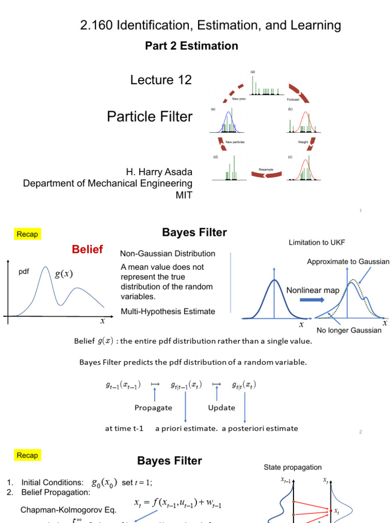 Lecture 12 ParticleFilter | PDF