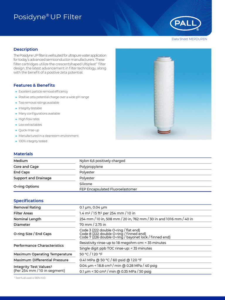 Pall Up Fi Ter | PDF