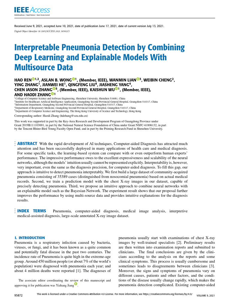 Interpretable Pneumonia Detection by Combining Deep Learning and Explainable Models With ...