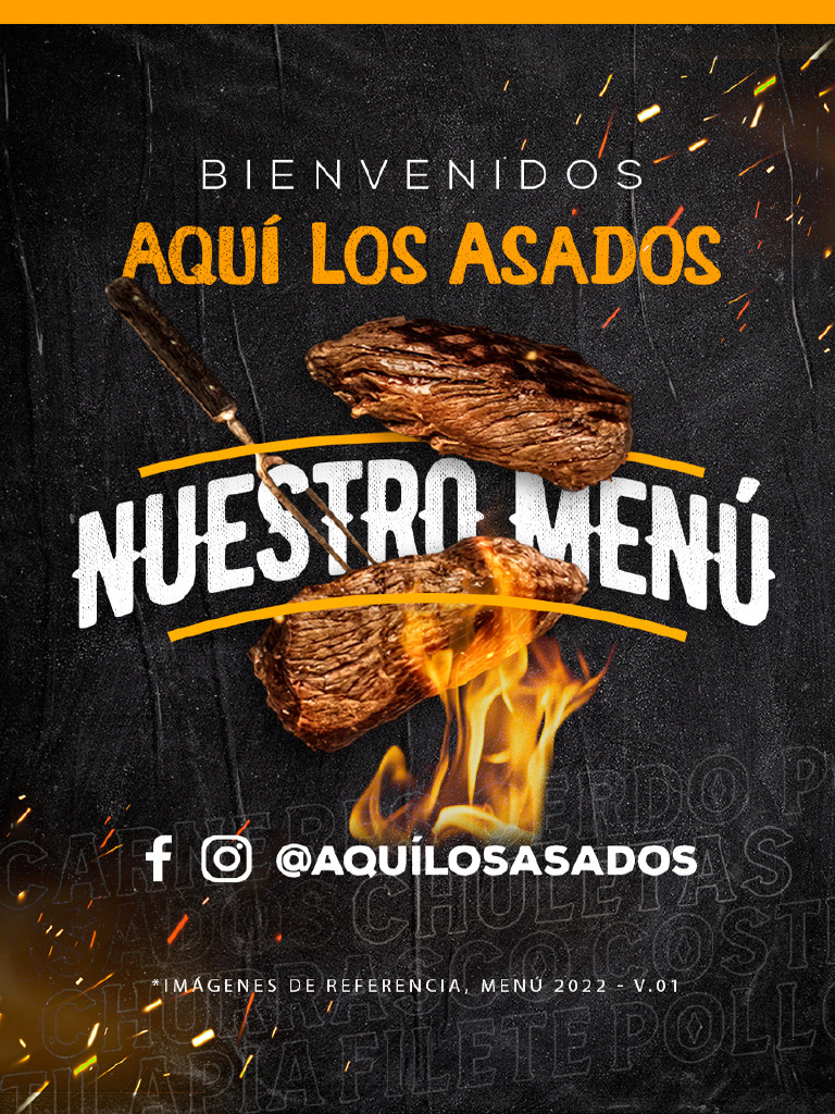 Menu Aqui Los Asados V2 OCT 2022 | PDF
