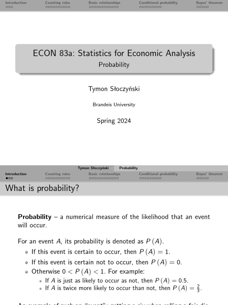 Lecture 2 Handout | PDF